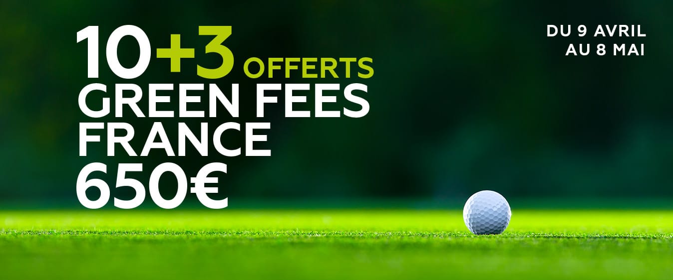 Offre green fees 10+3 offerts - Bluegreen